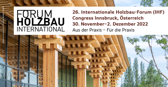 26th International Wood Construction Conference - BayFOR